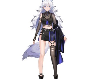 Punk Girl Vtuber - Etsy