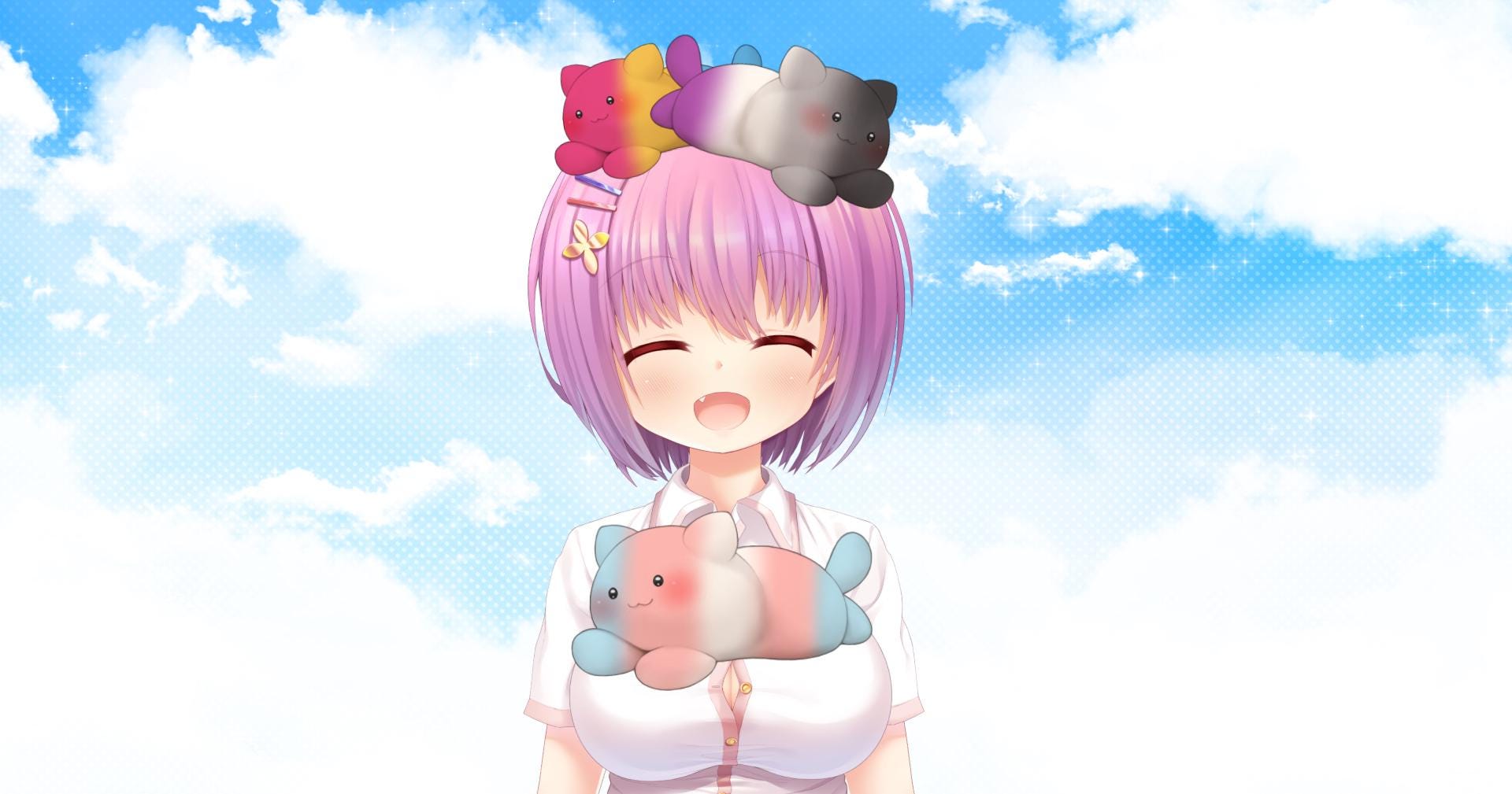 Vtuber Asset: Pride Cat Plushies - Etsy