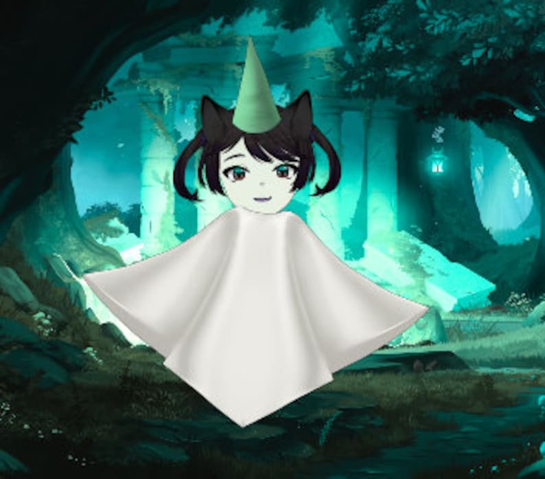 Vtuber Asset: It's Me as a Baby Meme Hat and Cape - Etsy