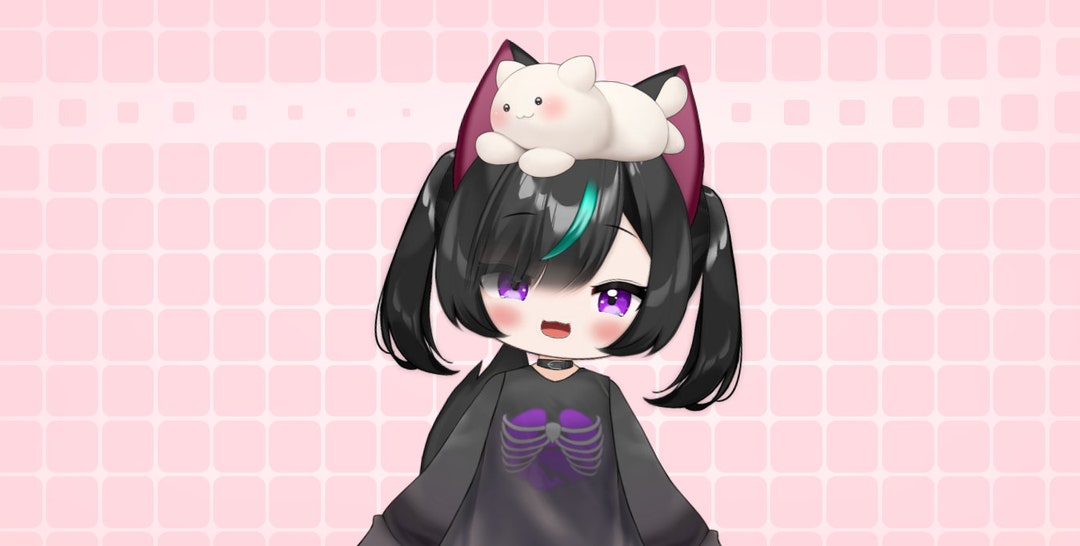 Vtuber Asset: Cat Plushies 4 Colours - Etsy New Zealand
