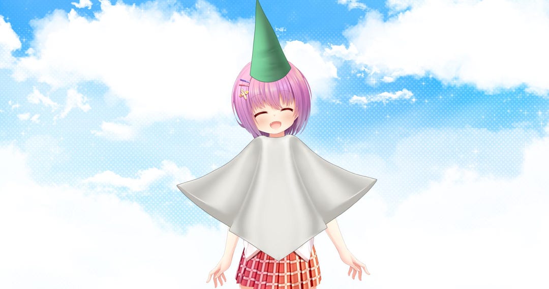 Vtuber Asset: It's Me as a Baby! Meme Hat and Cape - Etsy