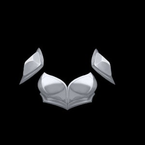 Vtuber Asset: Armor Set chest Plate and Shoulder Guards - Etsy