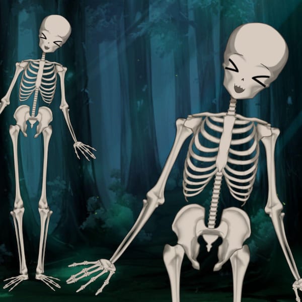 Vtuber Skeleton Model - Etsy