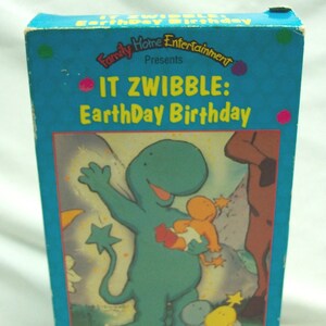 Vintage 1990 IT ZWIBBLE Earth Day Birthday VHS Video Animated Cartoon ...