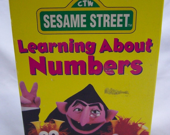 Vintage Sesame Street Sesame Street LEARNING ABOUT NUMBERS Vhs Video ...
