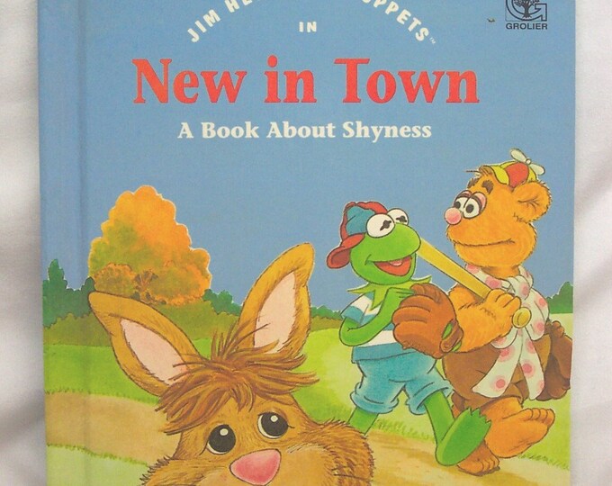 Vintage 1992 Jim Henson THE MUPPETS New in Town Book Hardcover Benny ...