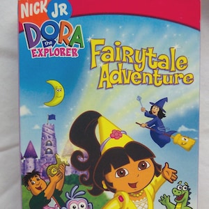 Vintage Nick Jr. Dora the Explorer FAIRYTALE ADVENTURE Cartoon Vhs ...