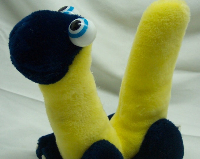 Vintage 1986 Special Effects Alpha Critters PURPLE u 7 Plush Stuffed ...