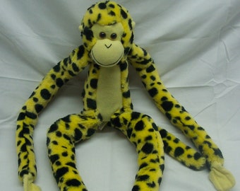 Yellow Monkey Toy - Etsy
