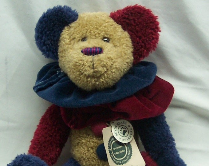 Vintage Boyds MR. BOJINGLES CLOWN Teddy Bear 15" Plush Stuffed Animal ...