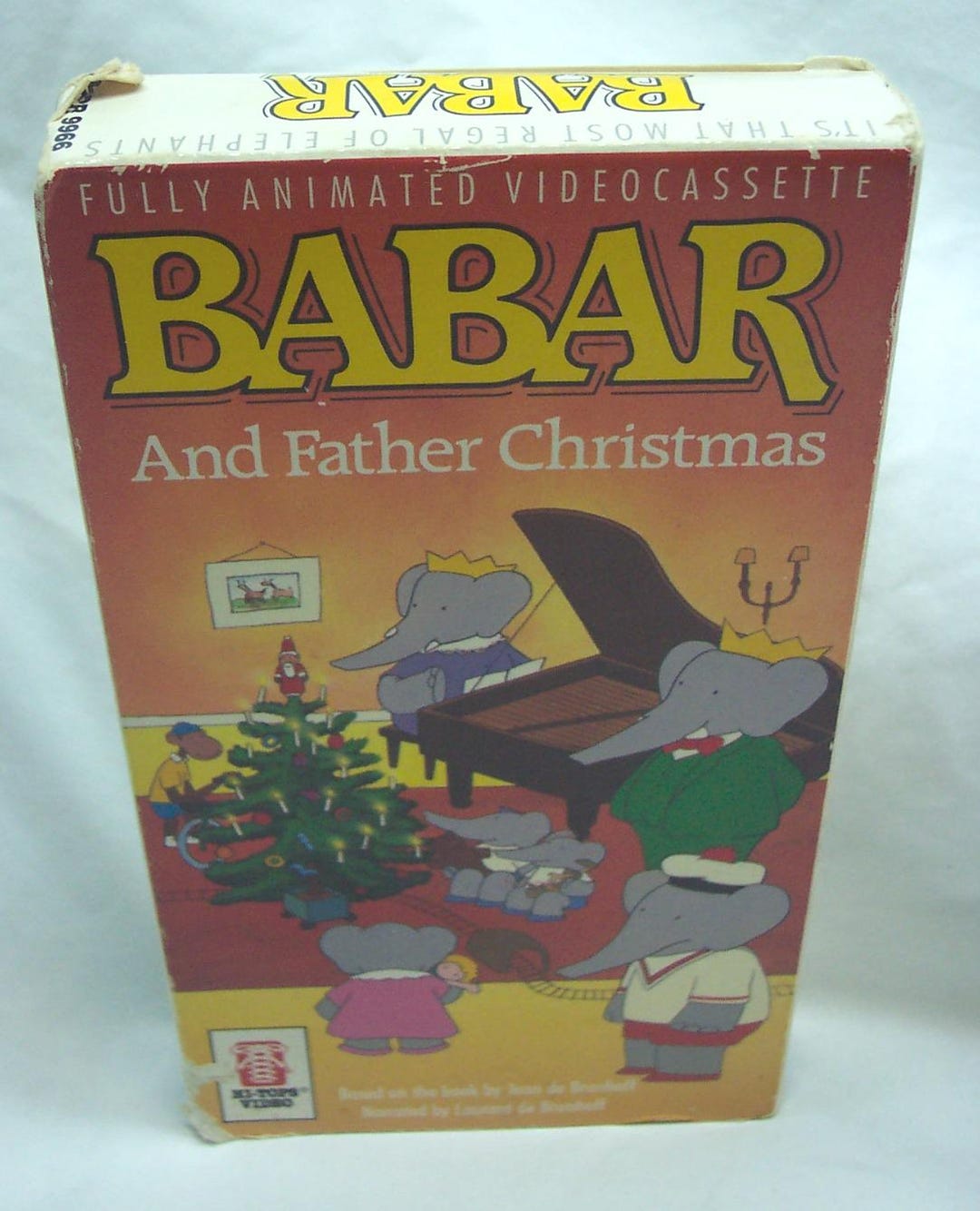 Vintage 1985 BABAR and FATHER CHRISTMAS Cartoon Vhs Video Animated ...
