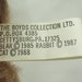 Rare Vintage 1988 Boyd's LIVINGSTON Bunny Rabbit 11" Plush Stuffed ...