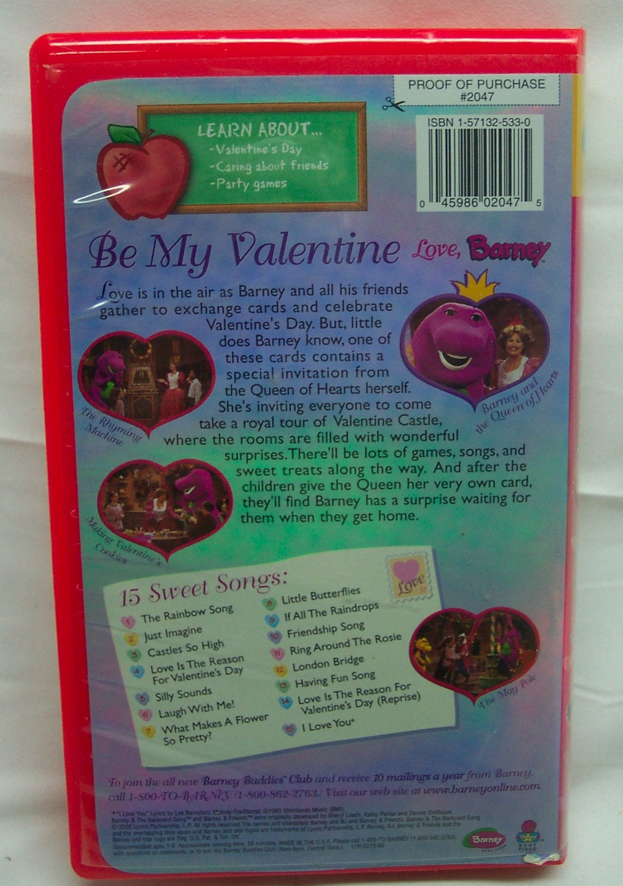 Barney What A World We Share Vhs