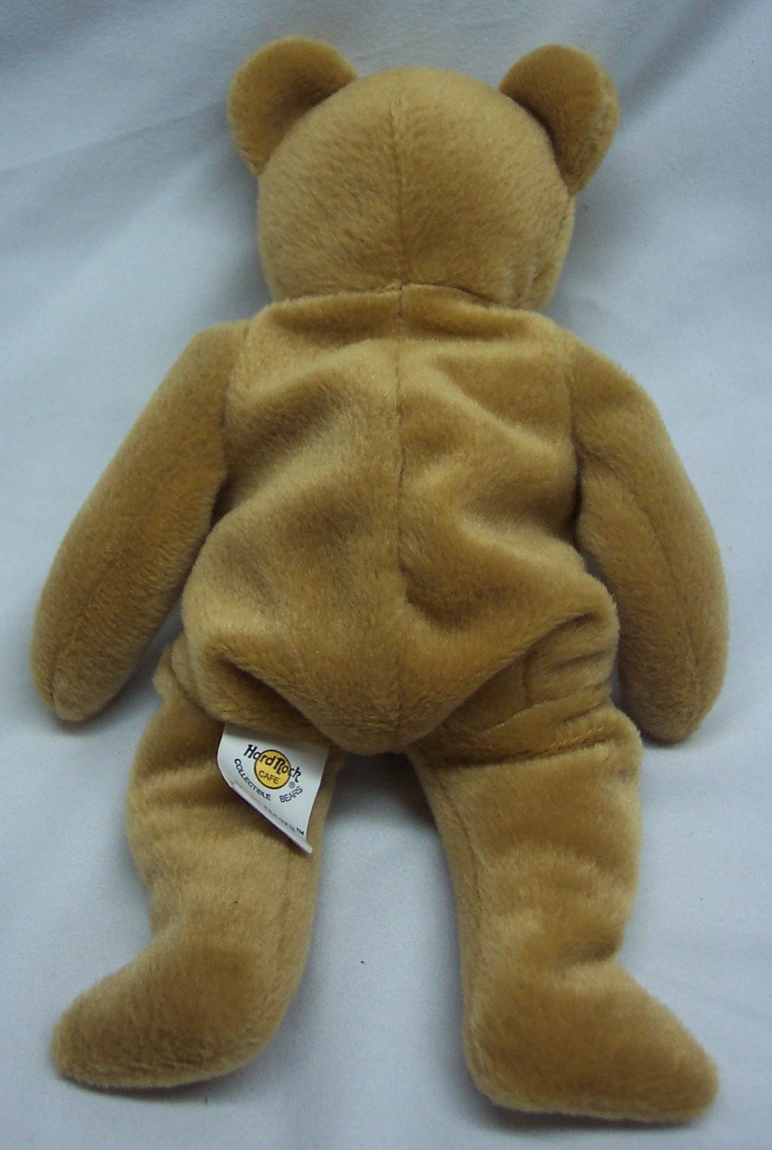 Vintage Hard Rock Cafe ATLANTIC CITY Isaac Beara Teddy Bear 8" Bean Bag ...