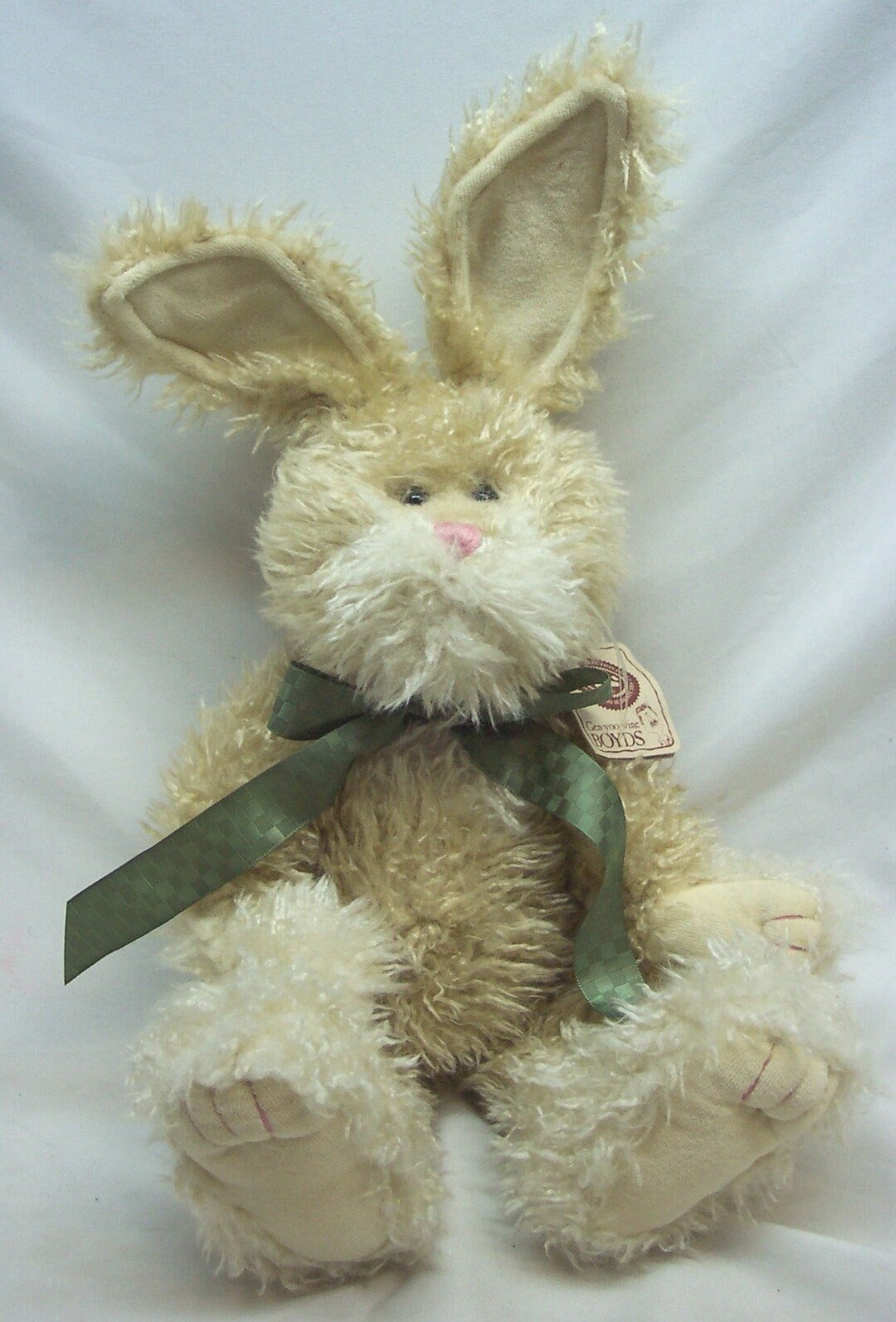 Vintage 2001 Boyds MAUREEN O'HARE Tan Bunny RABBIT 16 Plush Stuffed ...