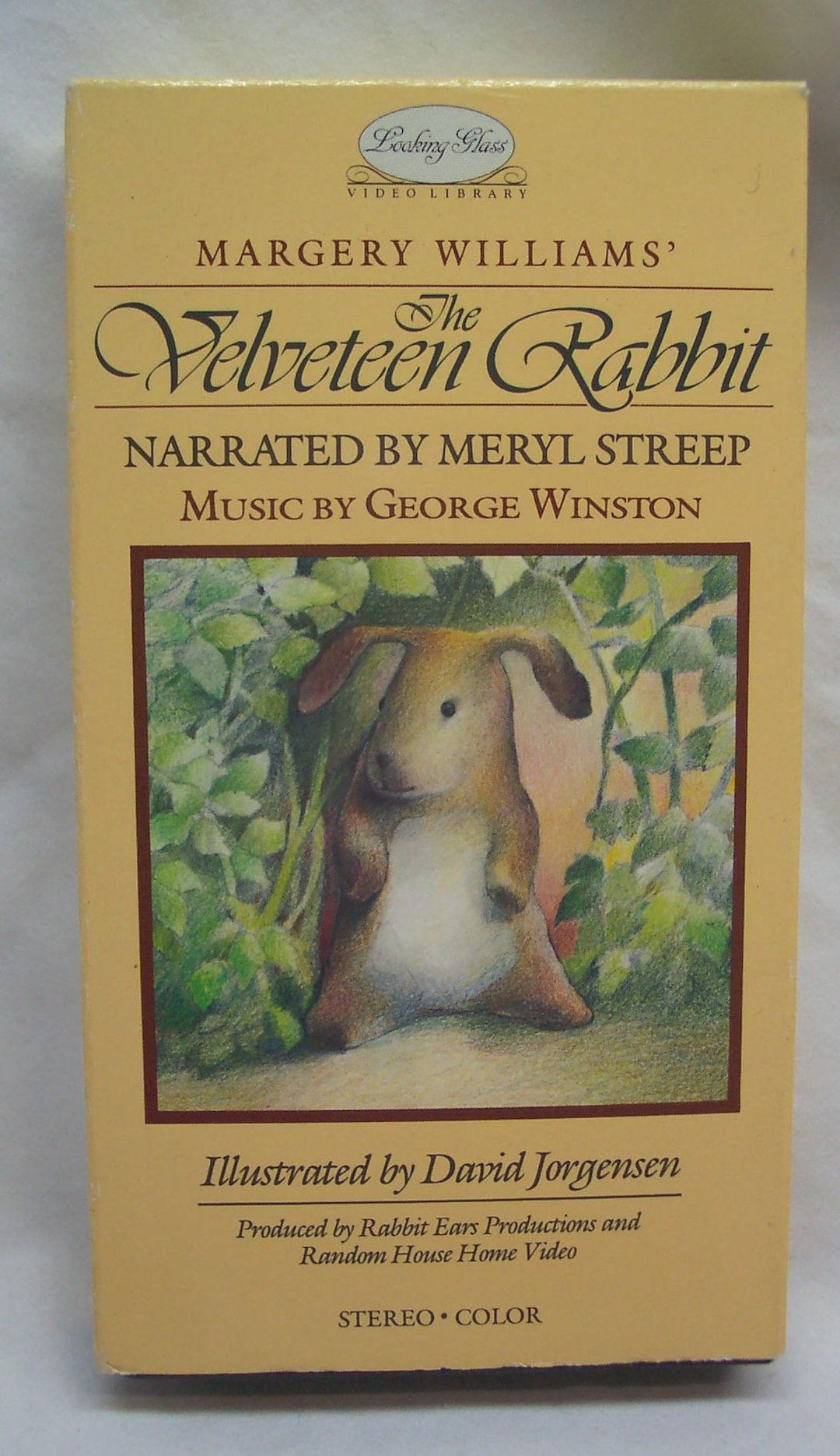 Vintage 1985 THE VELVETEEN RABBIT Vhs Video Animated Cartoon Narrated ...