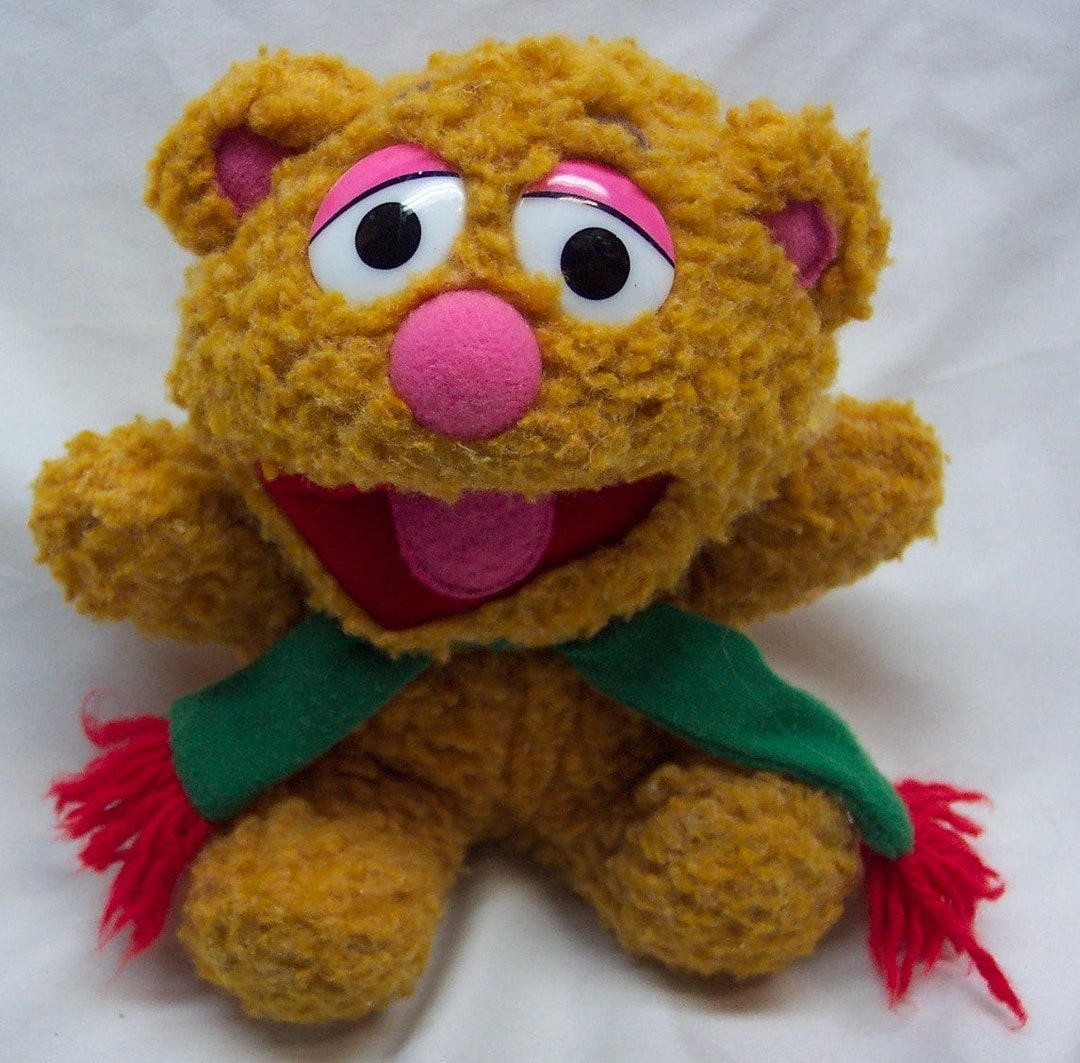 Vintage Jim Henson the Muppets Muppet Babies FOZZIE BEAR 8 Plush ...