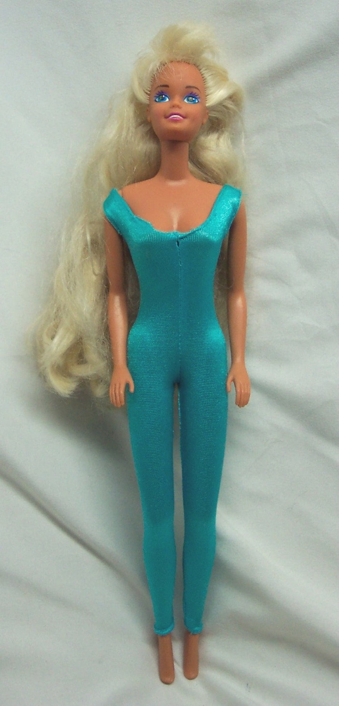 Vintage 1976 BARBIE in Blue Dress Doll Toy Mattel 1966 Body 1976 Head ...