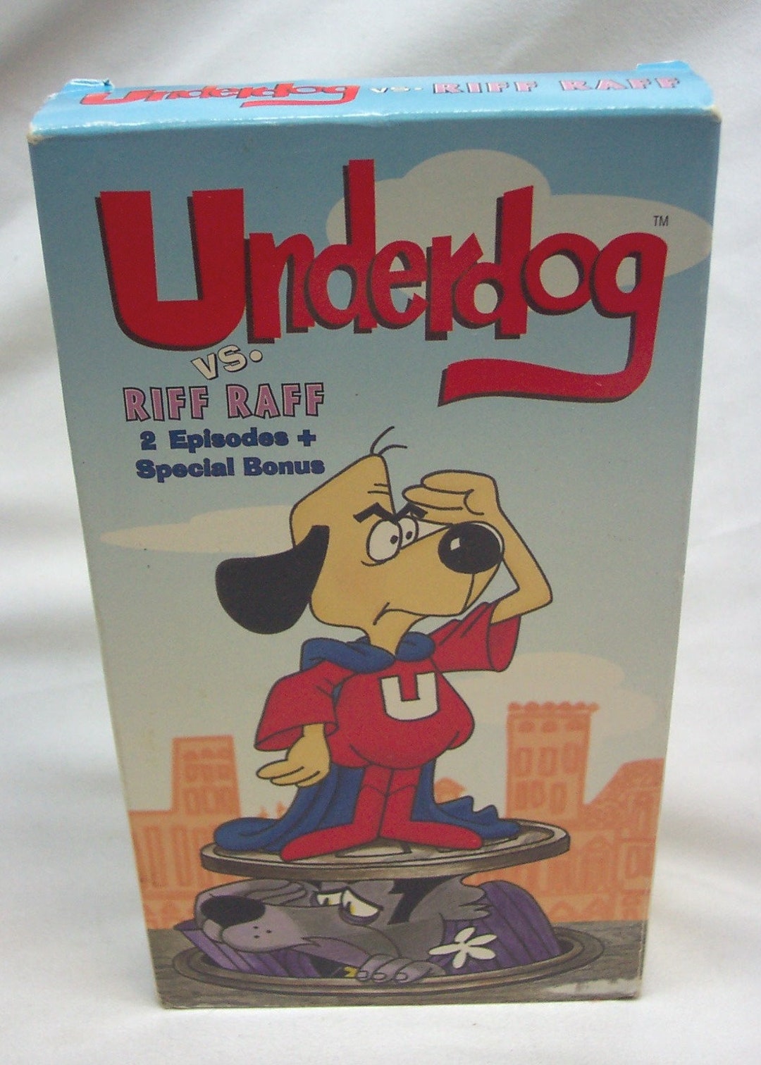 Vintage UNDERDOG Vs RIFF RAFF 1960s Cartoon Vhs Video 2000 Remastered ...