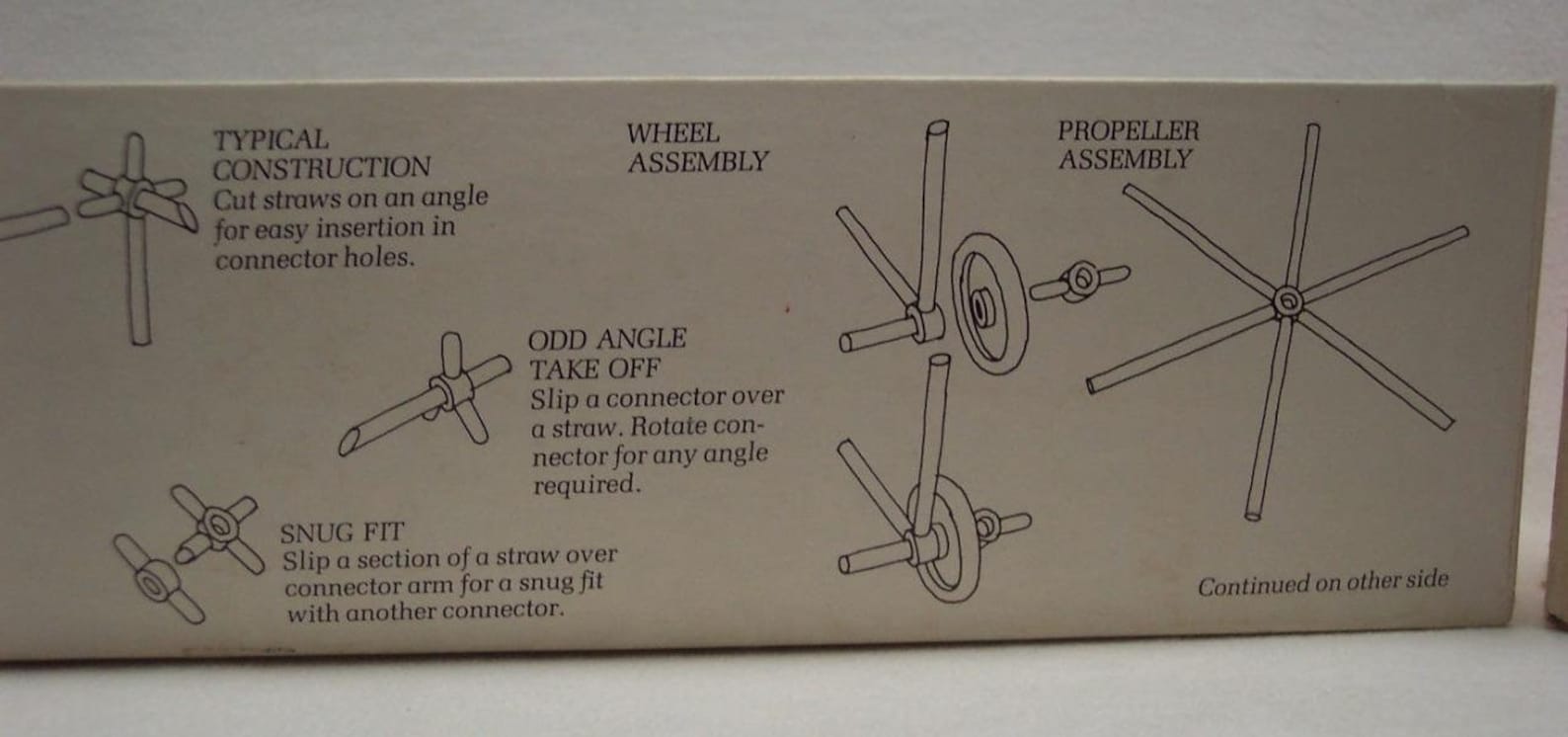 Vintage 1974 Parker Brothers CONSTRUCTO STRAWS Building Game - Etsy