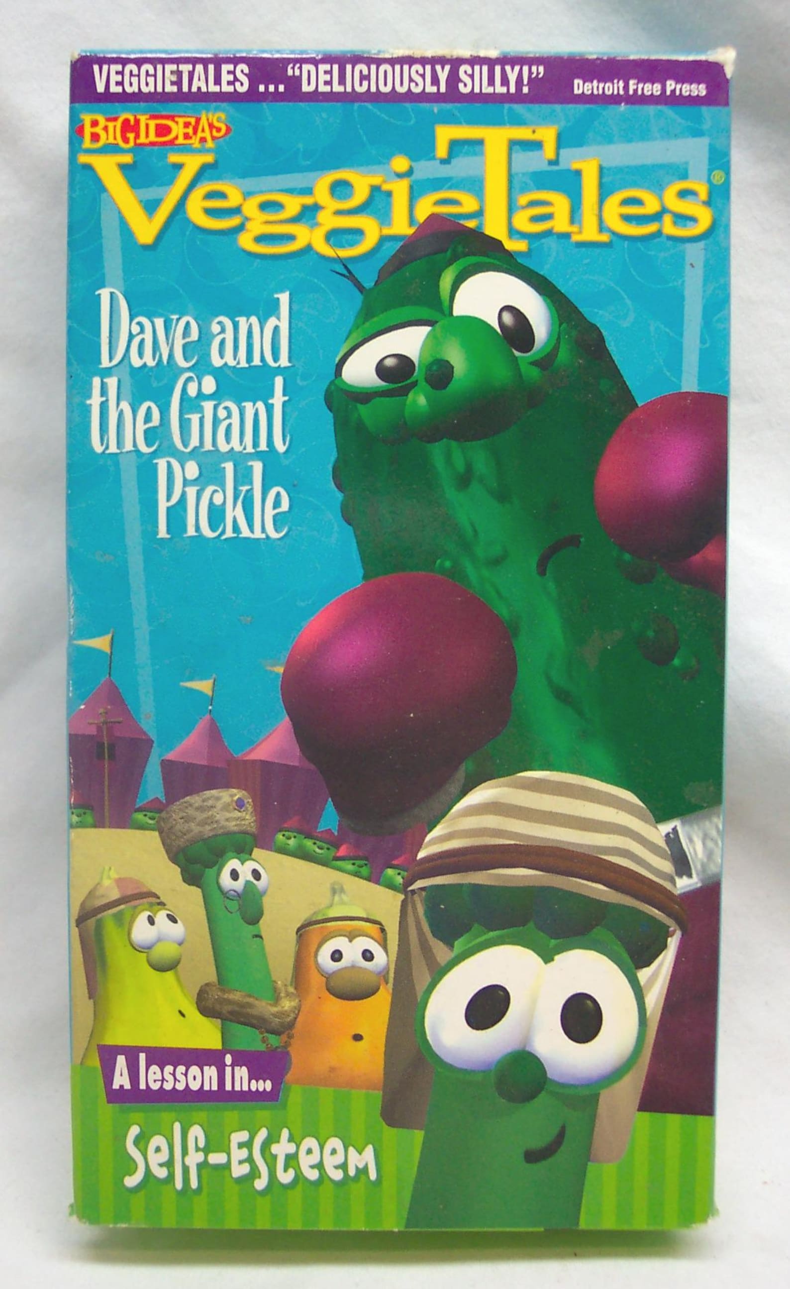 Vintage 1996 VEGGIE TALES Veggietales Dave and the Giant Pickle A ...