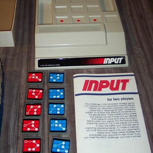 Vintage 1984 Milton Bradley INPUT Strategy Board Game 1980's COMPLETE ...