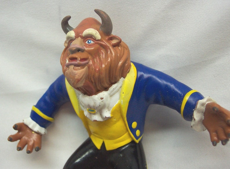 Vintage 1990's Bend Ems Walt Disney Beauty & the Beast BEAST Plastic ...