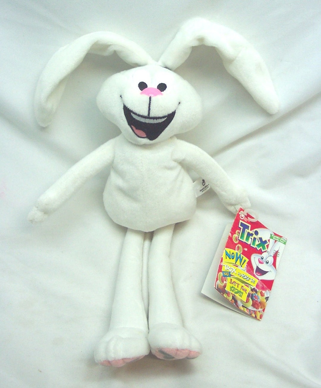 Vintage 1999 General Mills Breakfast Pals WHITE TRIX RABBIT 18" Plush ...