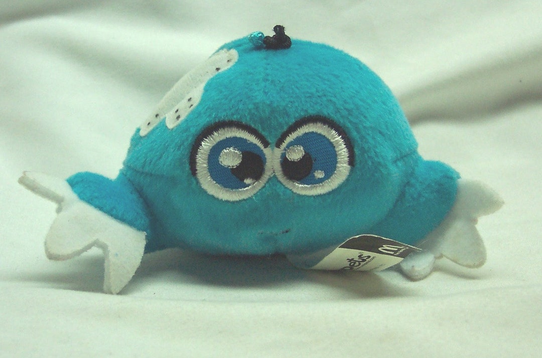 Vintage Neopets BLUE KIKO Neopet 4" Plush Stuffed Animal Toy Mcdonald's ...