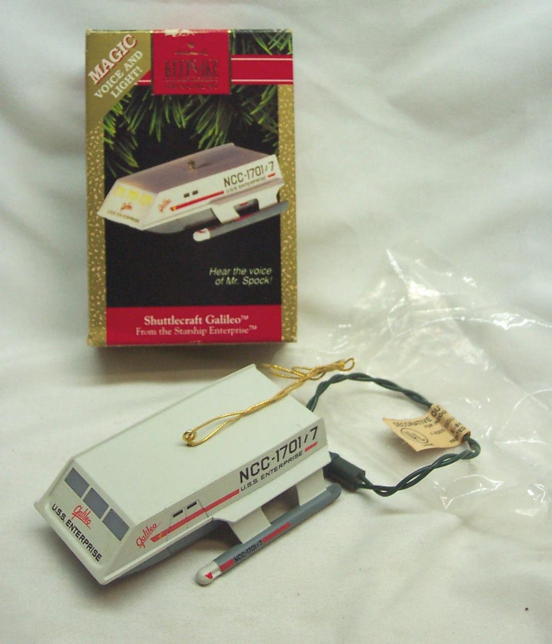 Hallmark Keepsake 1992 Star Trek SHUTTLECRAFT GALILEO Starship ...