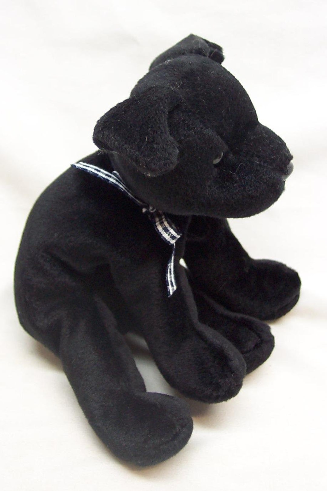 TY Beanie Baby LUKE the Black Lab Puppy Labrador Dog Bean Bag Stuffed ...