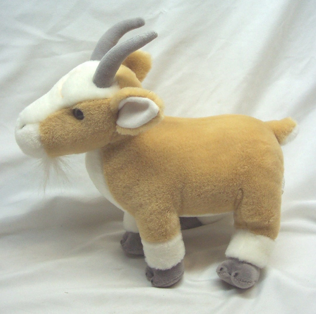 Vintage Noah's Stuffed Ark TAN BILLY GOAT W/ Moon 11" Plush Stuffed ...