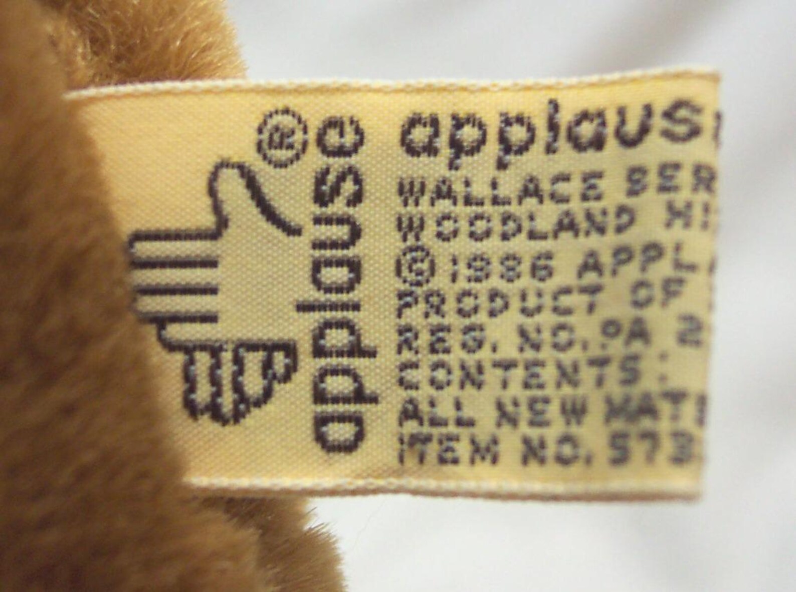 Vintage Applause 1986 TEDDY BEAR With "i Love Dad" Neck Tie. 7" Plush ...