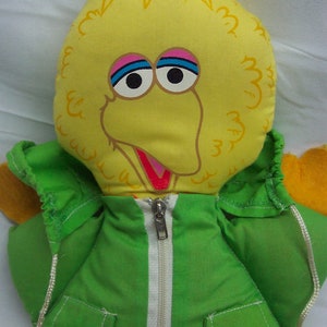 Vintage Muppets Inc. Sesame Street BIG BIRD Dress and Play 14" Plush ...