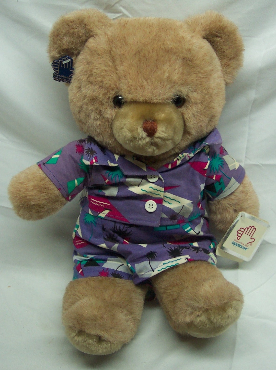 Vintage 1986 Applause HARRY #5915 Beach Tan TEDDY BEAR 15" Plush ...