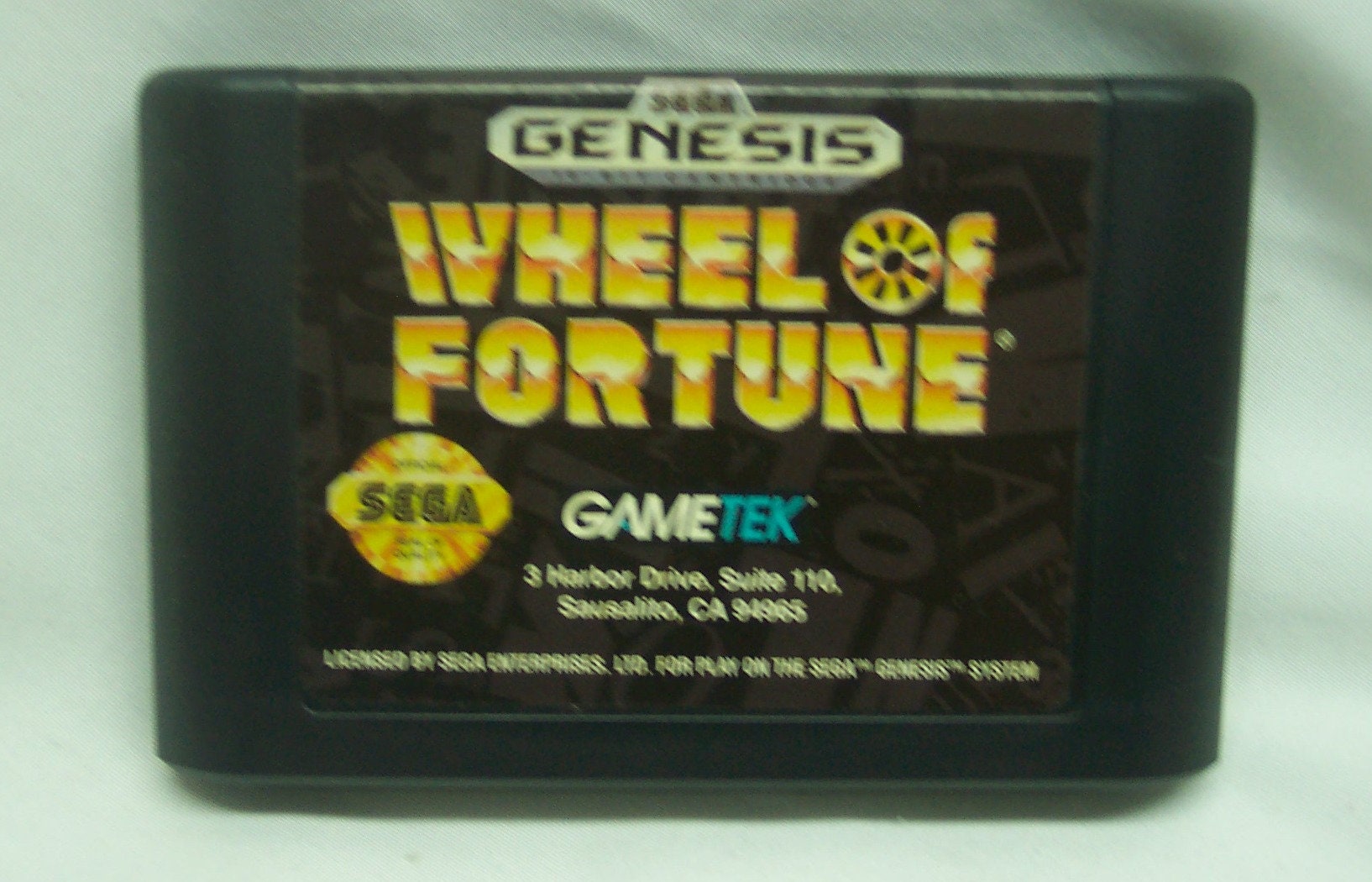 Vintage WHEEL OF FORTUNE Sega Genesis Video Game Complete with | Etsy