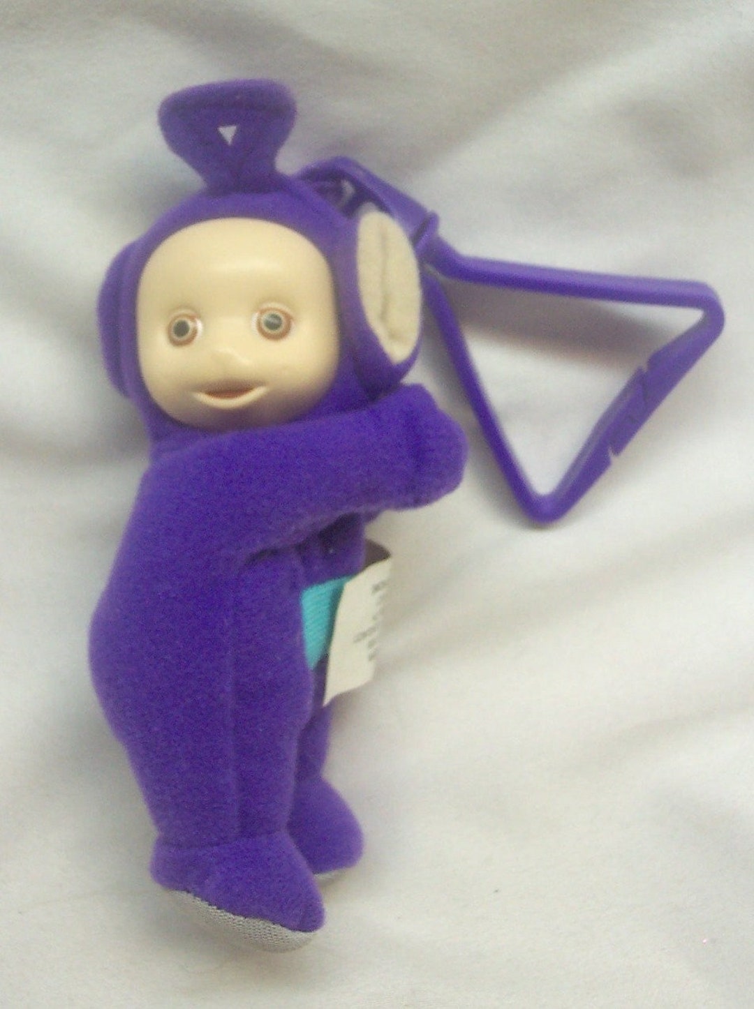 Vintage 2000 Teletubbies PURPLE TINKY WINKY 4" Plush Stuffed Animal Toy ...