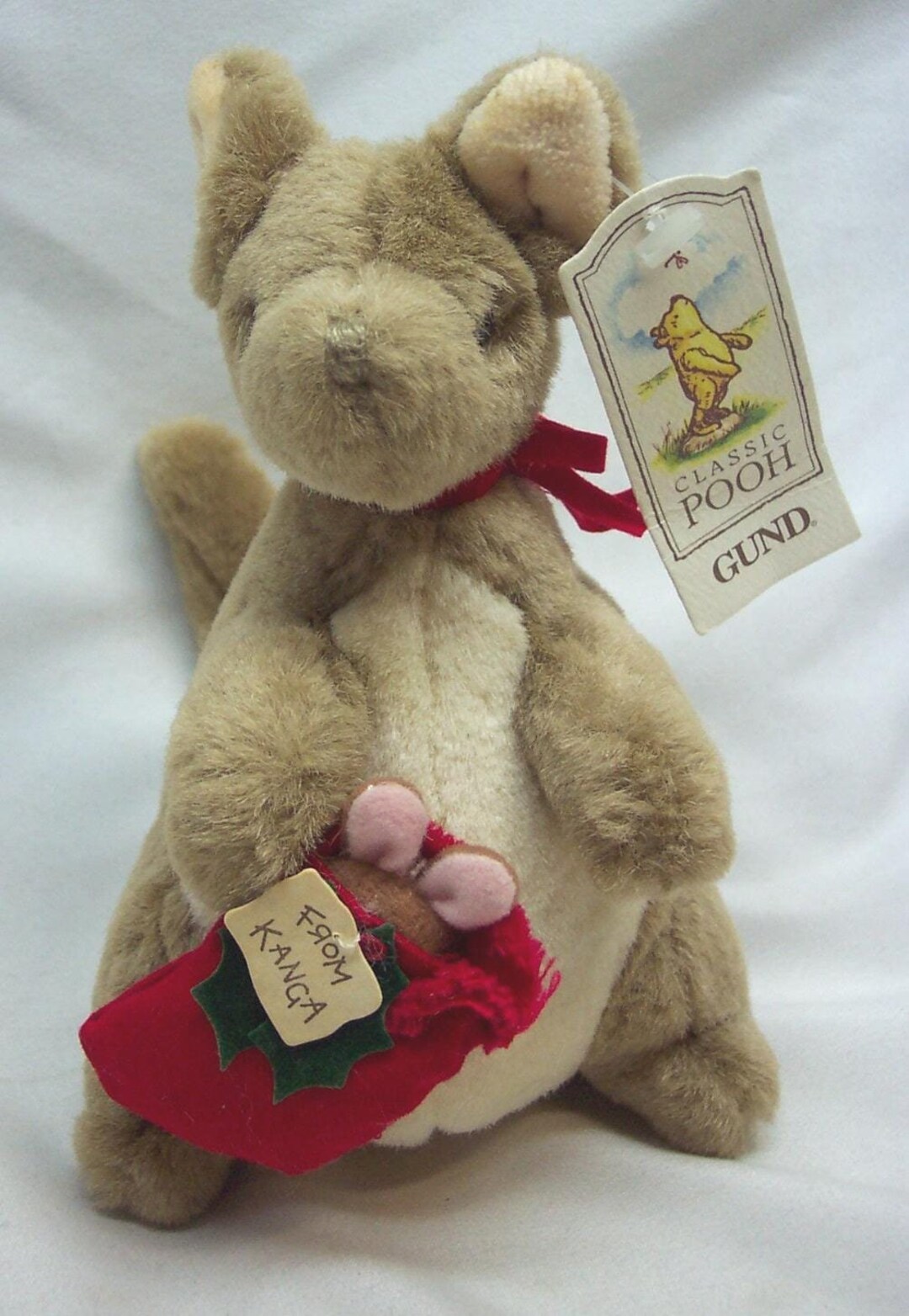 Vintage GUND Walt Disney Classic Winnie the Pooh KANGA Kangaroo With ...