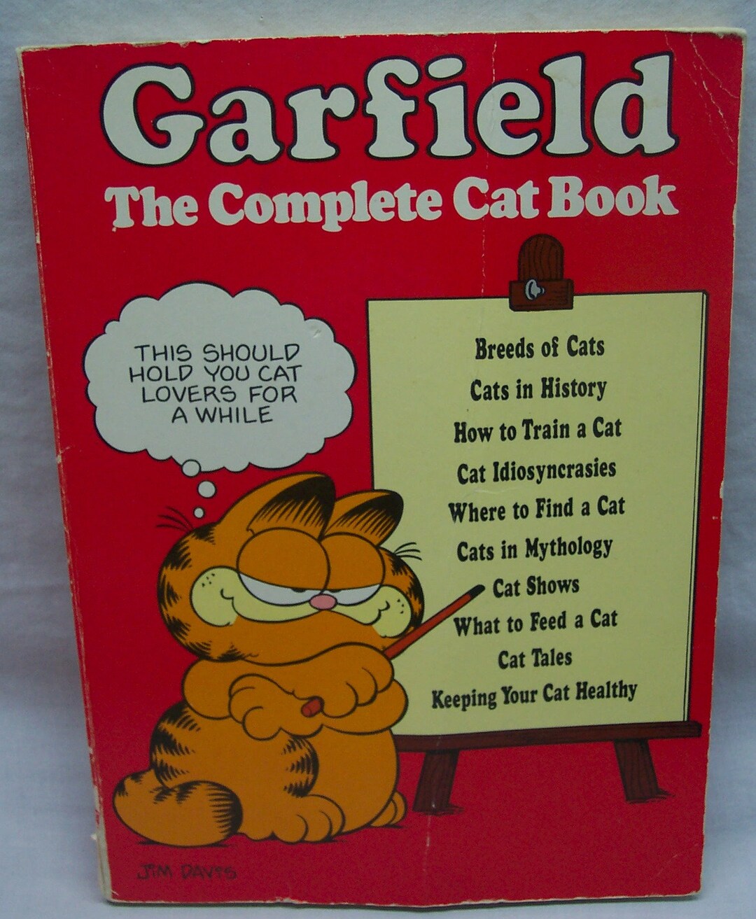 VINTAGE 1981 GARFIELD the Complete Cat Book Paperback Book 1980's - Etsy