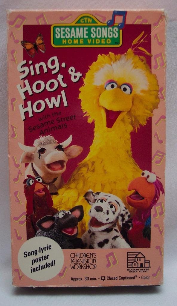 Sesame Street Sing Hoot And Howl Vhs