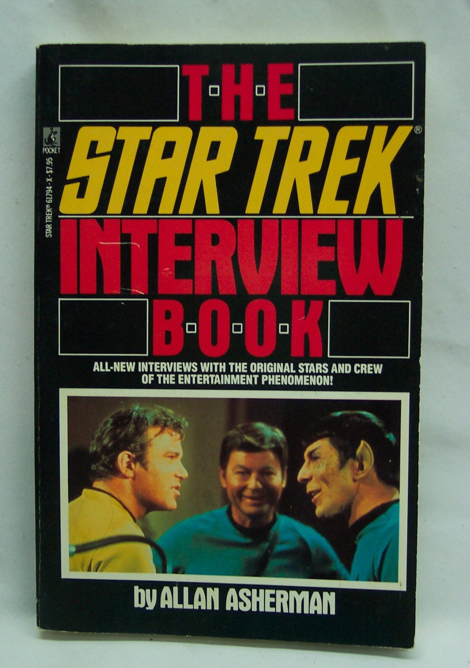Star Trek THE INTERVIEW BOOK 1st Edition 1st Printing Hardcover Book ...