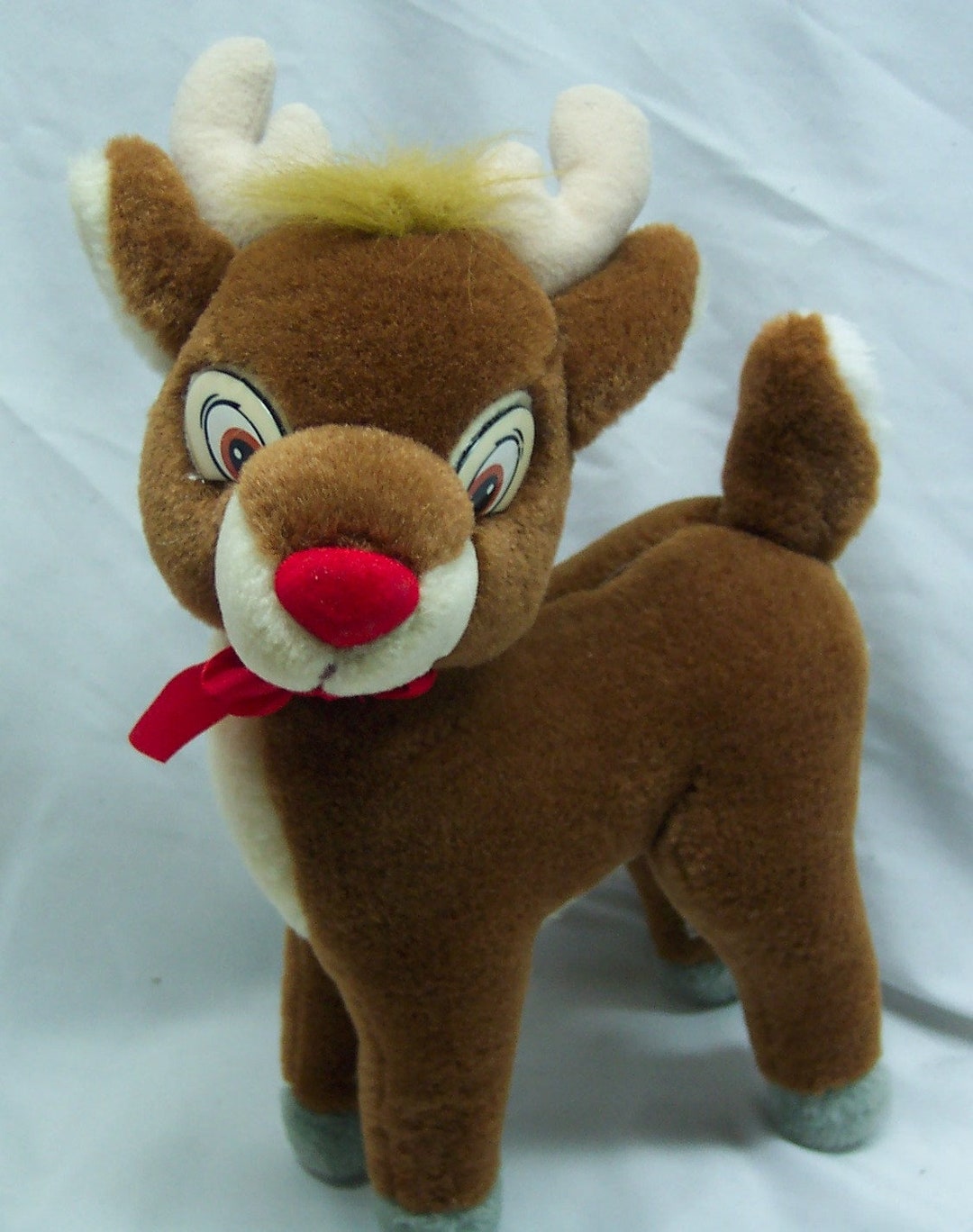 Vintage Applause RUDOLPH the Red Nosed REINDEER 11" Plush Stuffed ...