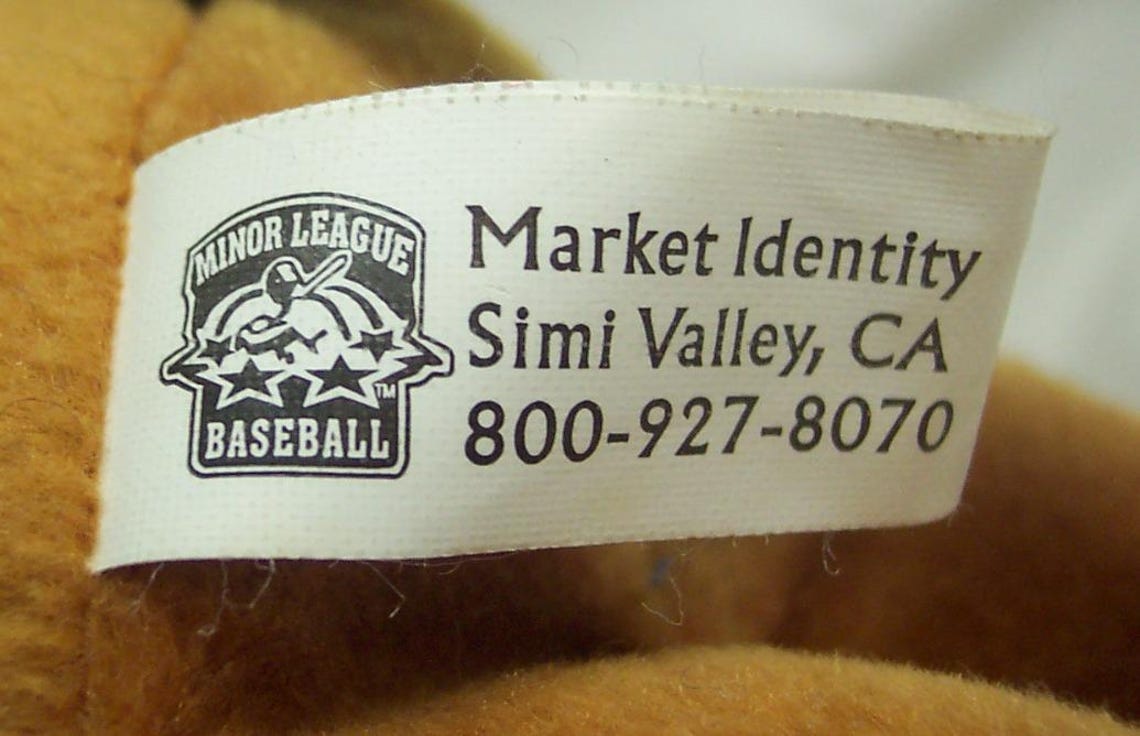 Vintage READING PHILLIES BLOOPER Dog Mascot 9" Bean Bag Stuffed Animal ...