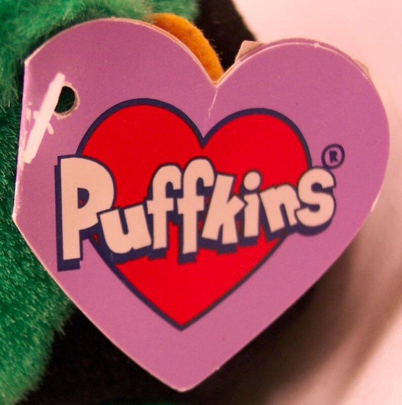 Vintage 1994 Puffkins STITCH FRANKENSTEIN 4" Plush Stuffed Animal Toy ...