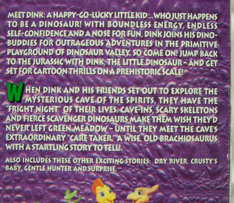 Vintage Hanna-barbera Dink the Little Dinosaur Phantom of the - Etsy