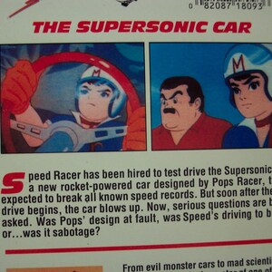 Vintage 1991 SPEED RACER the Supersonic Car Animated Cartoon Vhs Video ...