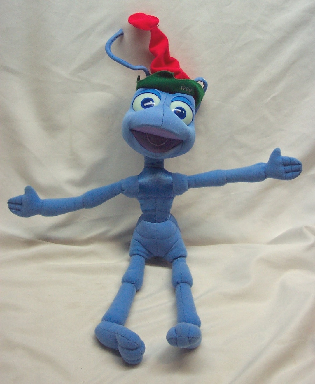Vintage 1998 Walt Disney A Bug's Life HOLIDAY FLIK ANT 16 Plush Stuffed ...