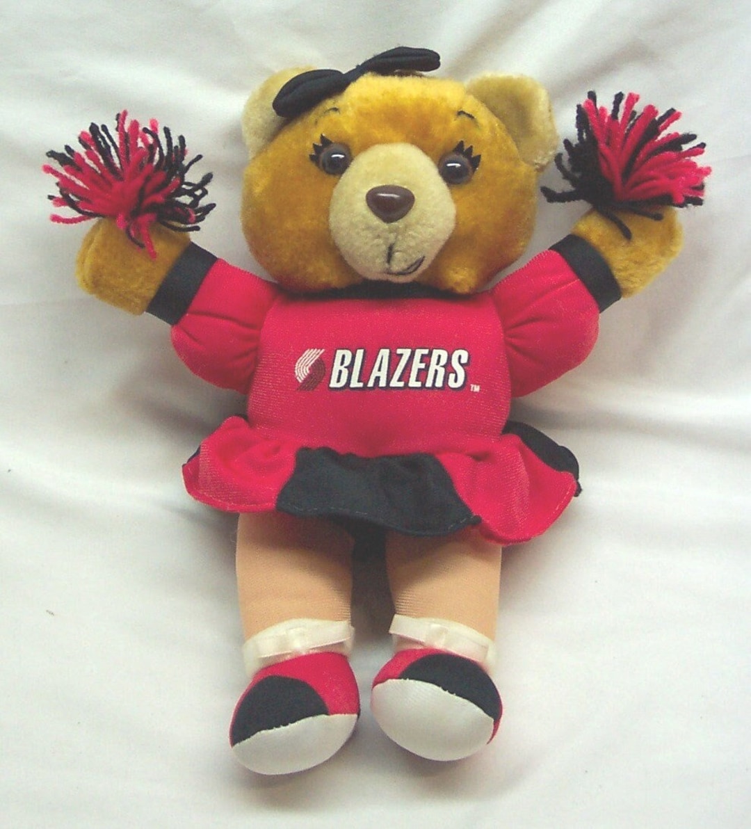 Vintage PORTLAND TRAILBLAZERS Basketball NBA Cheerleader Teddy Bear 11 ...