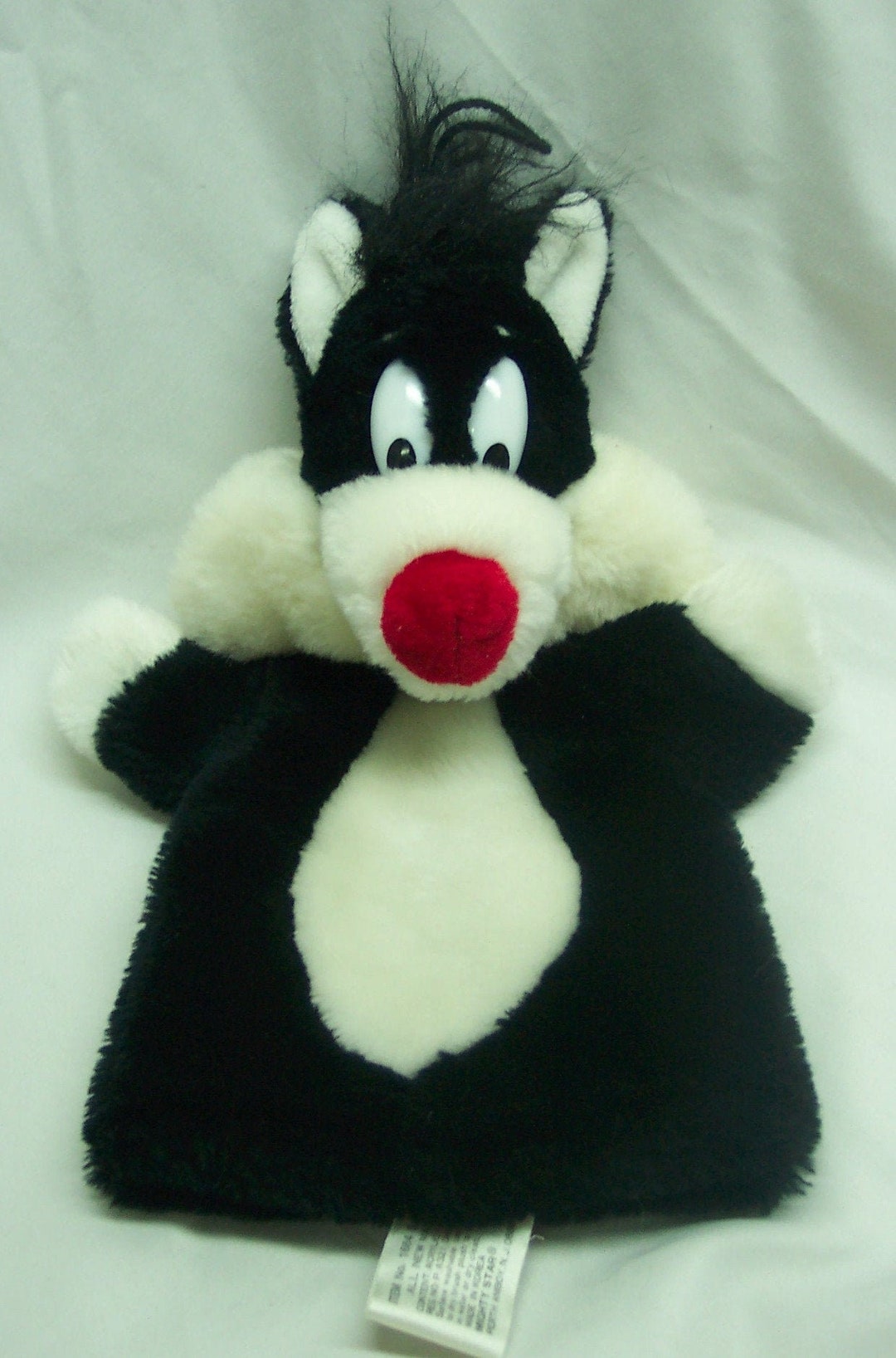 Vintage 1989 WB Looney Tunes SYLVESTER CAT Hand Puppet 10" Stuffed ...