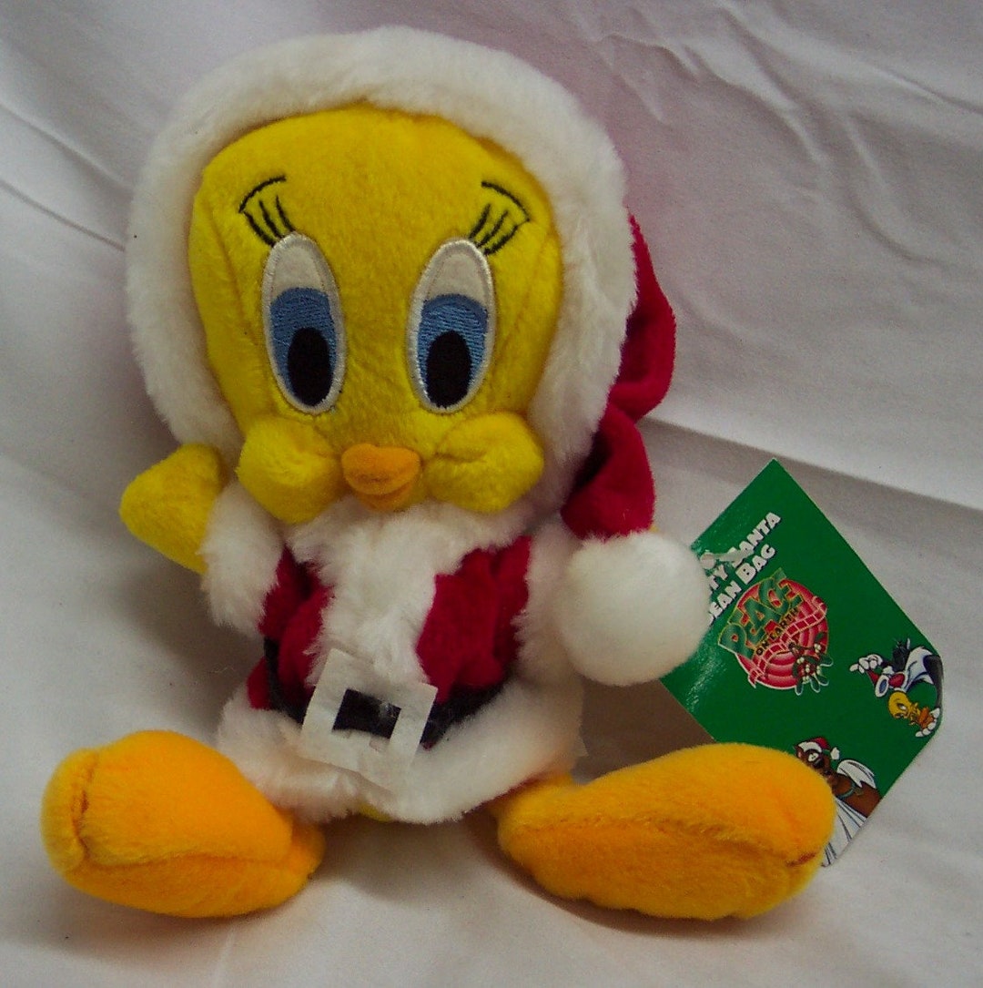 Vintage 1998 Wb Studio Store Looney Tunes TWEETY BIRD in Santa Claus ...